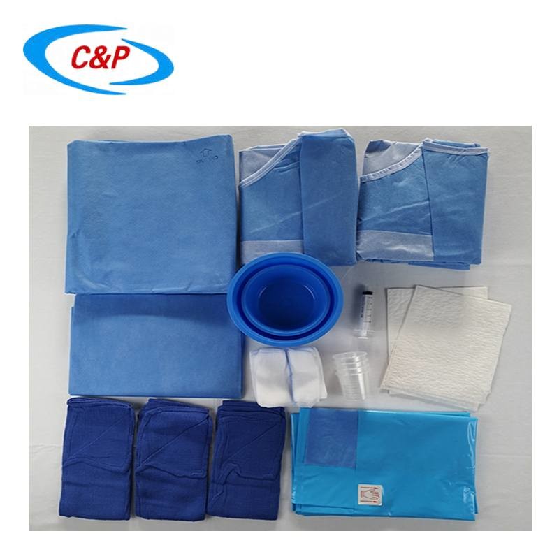 Ear Nose Throat ENT Disposable Surgical Pack Fenestrated Drape OEM ODM