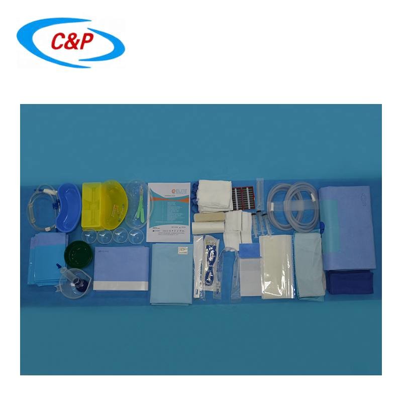 Surgical Operating Kit Blue Disposable Surgical Pack For Sterile ...